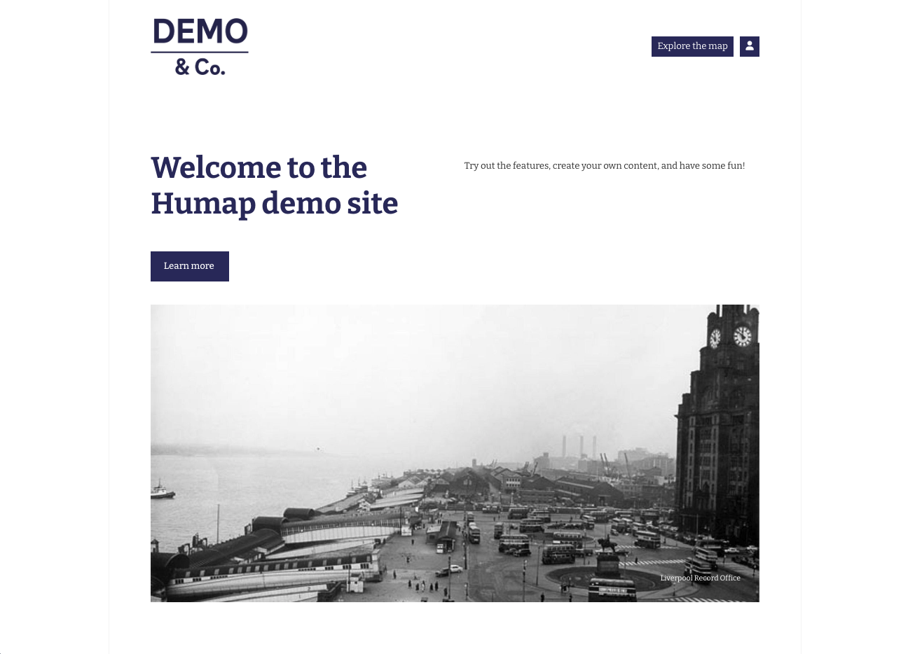 Managing pages - Humap